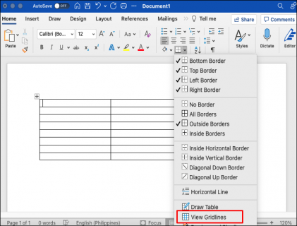 How To Create an Invisible Table in Word