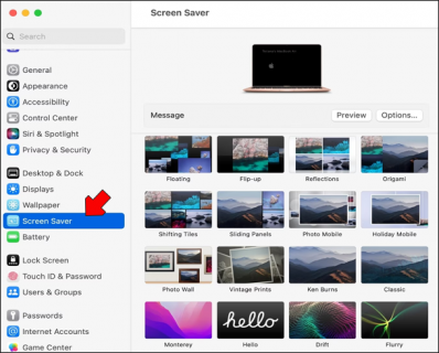 How To Set a Screensaver on a Mac