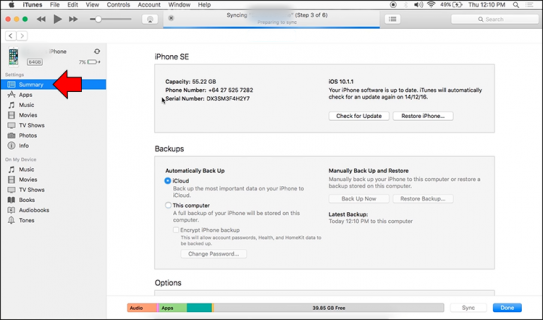 How To Backup an iPhone With a Broken Screen
