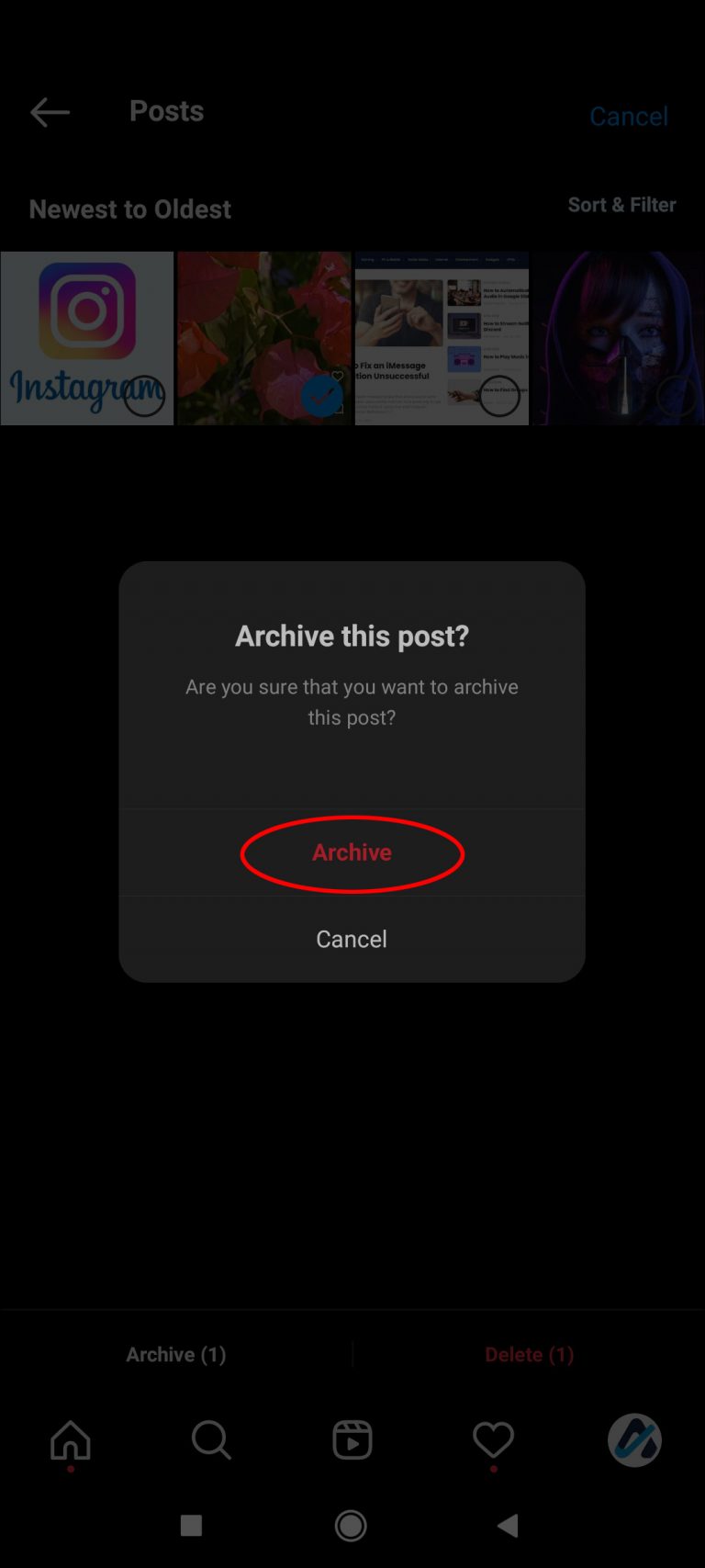 How to Batch Archive Instagram Posts