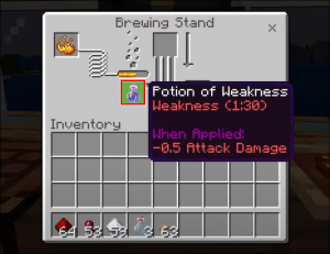How To Make a Potion of Weakness in Minecraft