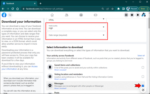 How To Recover Deleted Messages in Facebook Messenger