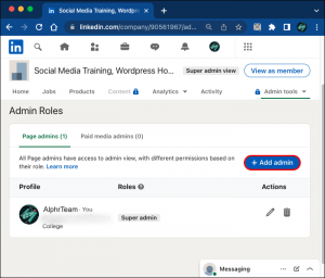 How To Give Admin Access to a LinkedIn Page