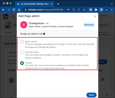 How To Give Admin Access to a LinkedIn Page