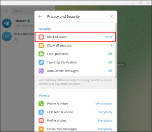 How to Block Someone in Telegram