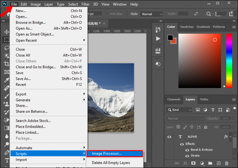 How to Batch Add a Watermark in Photoshop