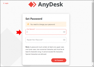 How to Change the AnyDesk Password