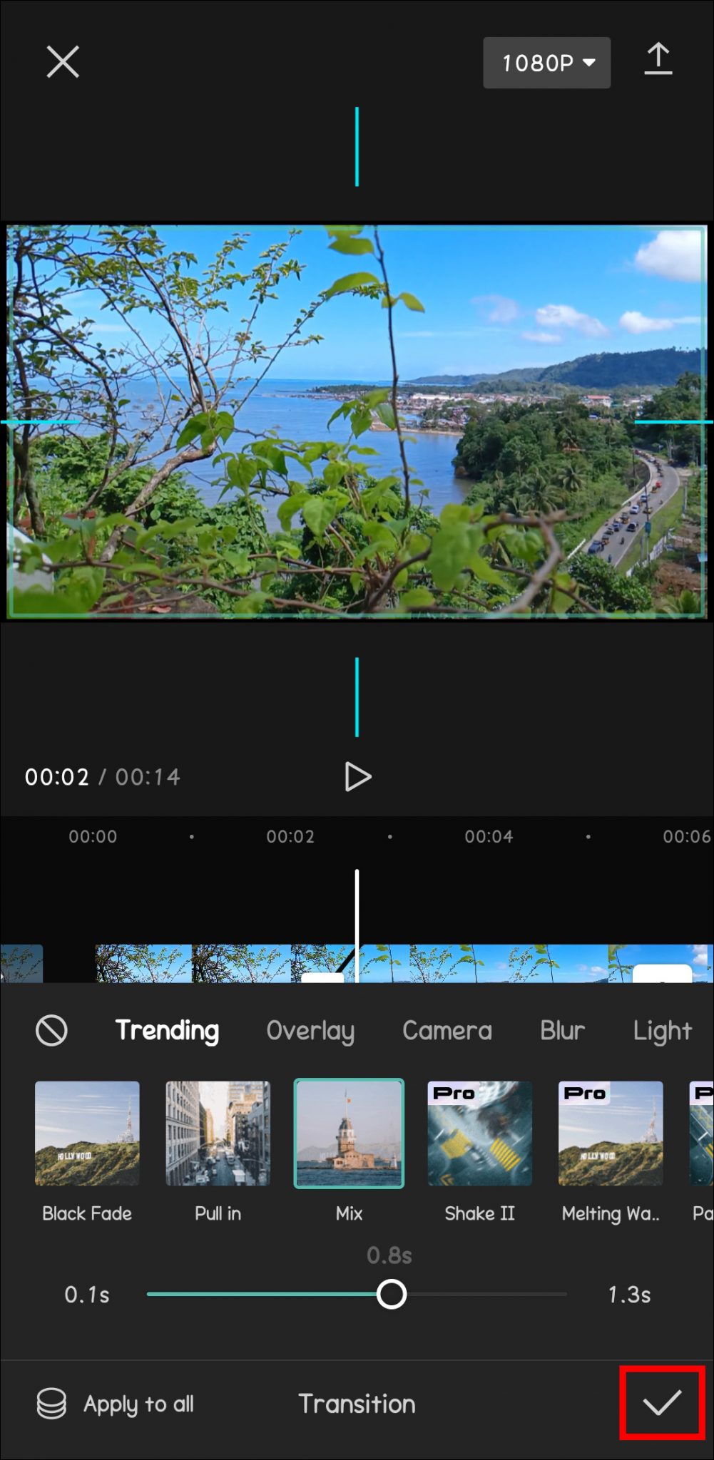 How to Add Transitions in CapCut