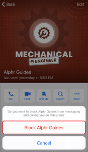 How to Block Someone in Telegram