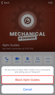 How to Block Someone in Telegram