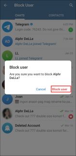 How to Block Someone in Telegram