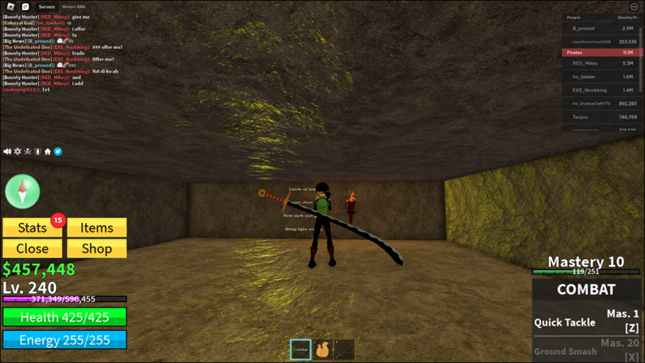 How to Get the Saber in Blox Fruits