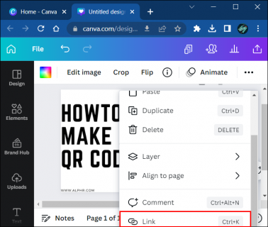 How to Make a QR Code in Canva