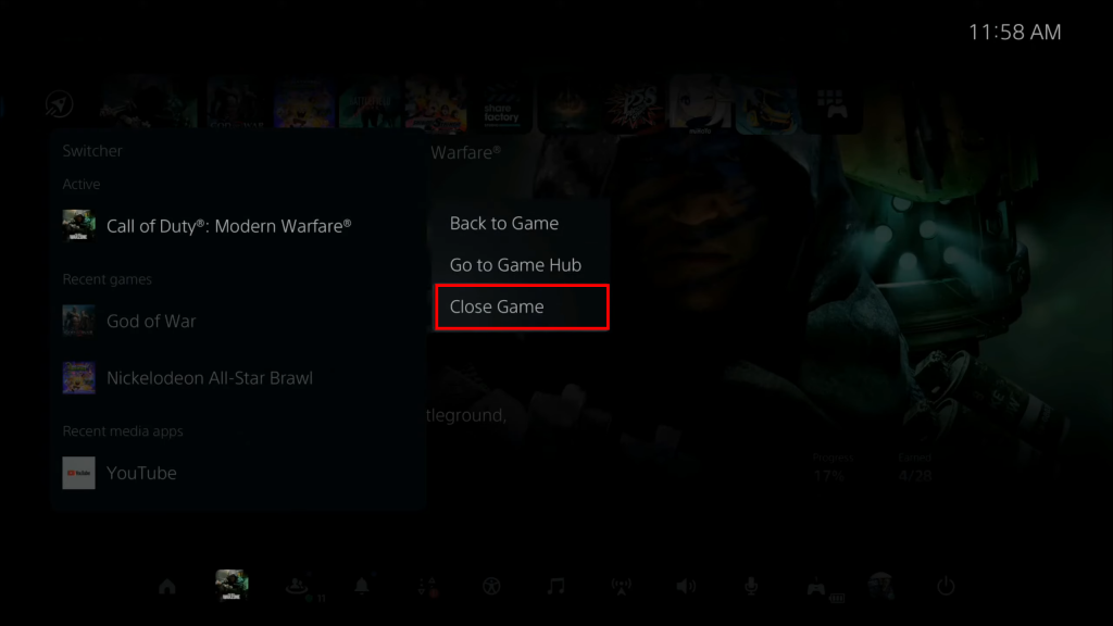 How to Close a Game on a PS5
