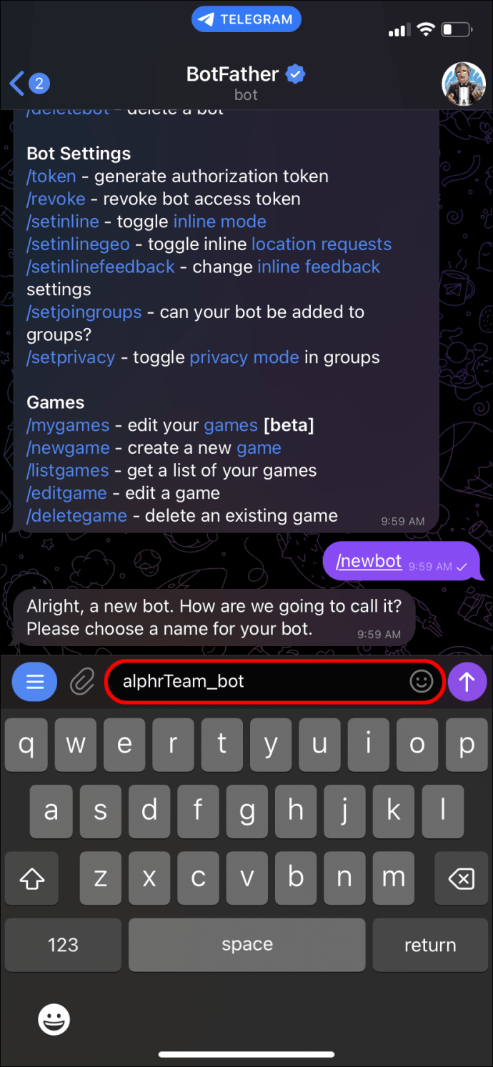 How To Create A Bot For Telegram