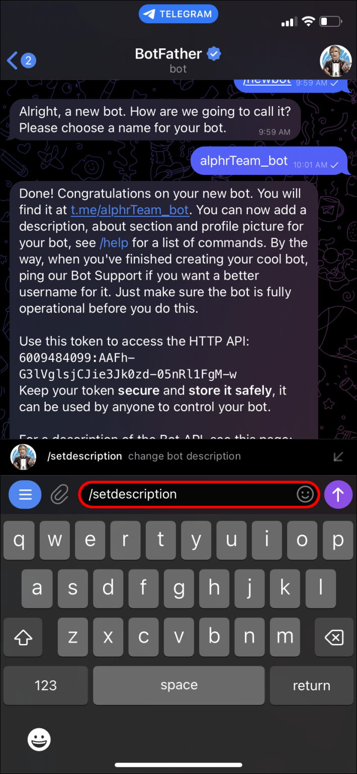 How to Create a Bot for Telegram