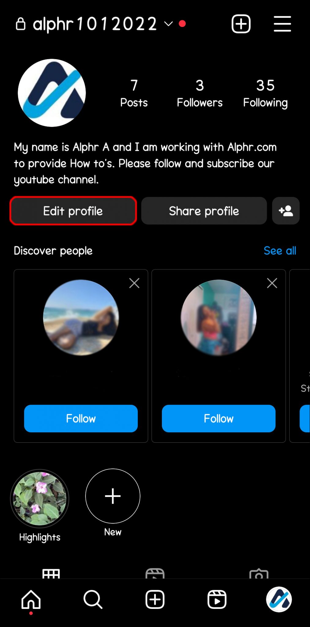 How to Hide Your Name in Instagram