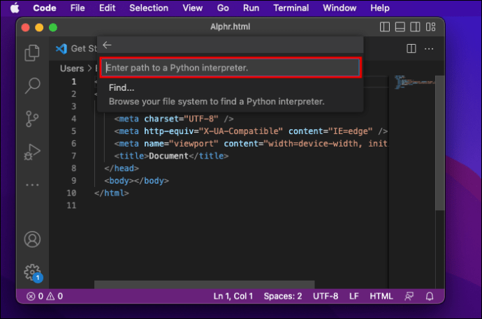 How To Change The Python Interpreter In Vs Code
