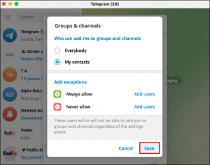 How to Block Spam in Telegram