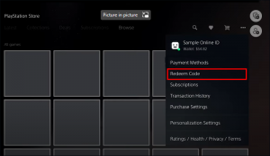 How to Redeem a Code on a PS5