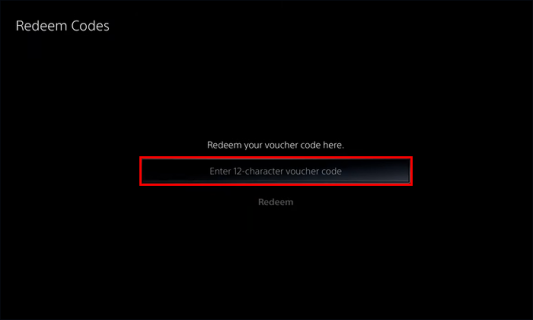 How to Redeem a Code on a PS5