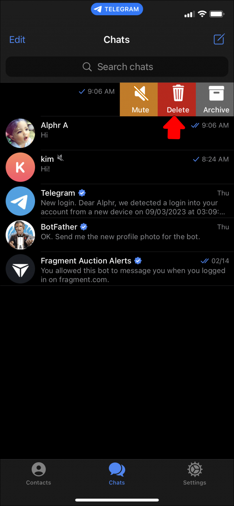 How to Delete a Secret Chat in Telegram