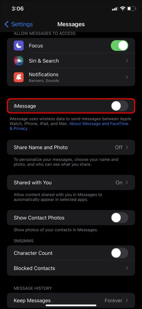 How To Fix When iMessage Keeps Turning Off