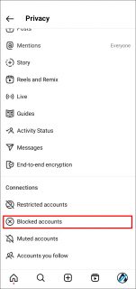 How to View Blocked Accounts in Instagram