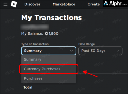 How to View Purchase History in Roblox