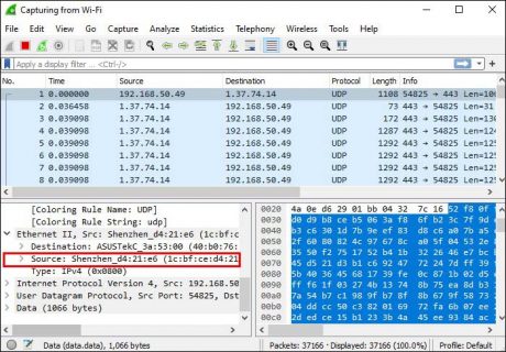 How to Find MAC Address with WireShark
