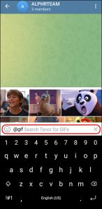 How to Add a GIF in Telegram