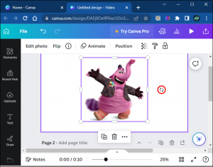 How to Rotate an Image in Canva