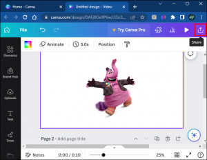 How to Rotate an Image in Canva