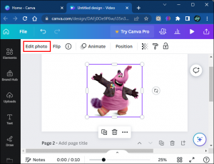 How to Rotate an Image in Canva