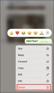 How to Delete for Both in WhatsApp