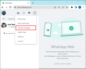 How to Find Starred Messages in WhatsApp