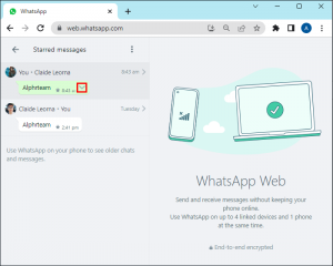 How to Find Starred Messages in WhatsApp