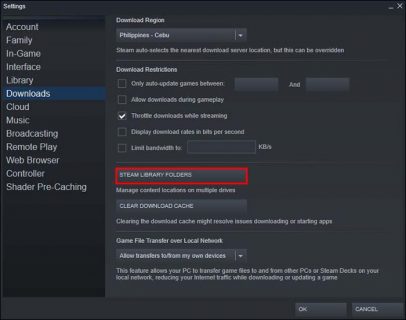How to Change Location on Steam