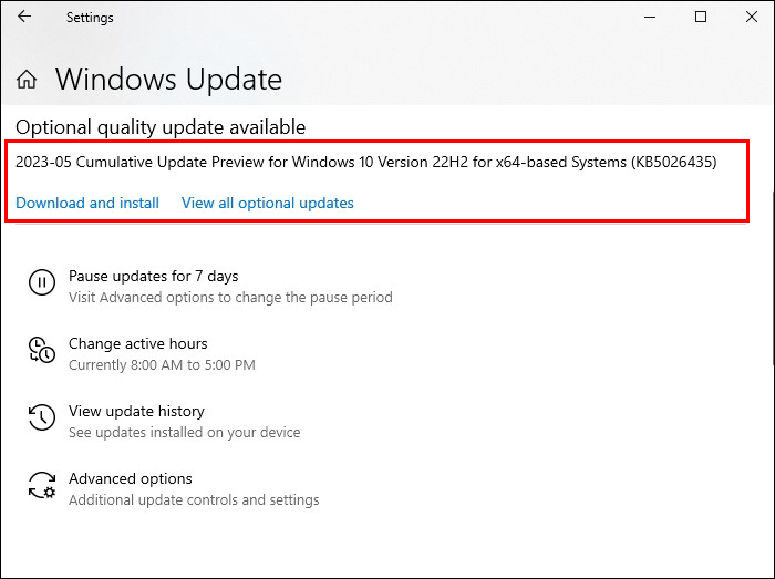 Currently Not Available