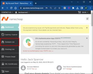 How to Add a TXT Record in Namecheap