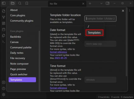 How to Use Templates with Obsidian