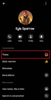 How to Remove a Theme to Default in Messenger