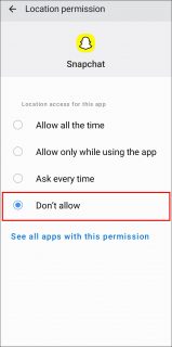 How to Turn Off Location in Snapchat
