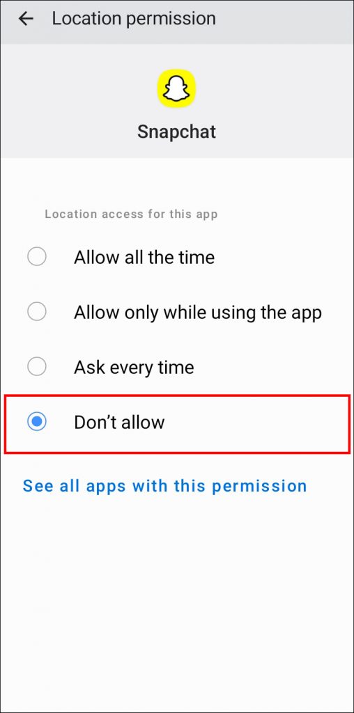How to Turn Off Location in Snapchat