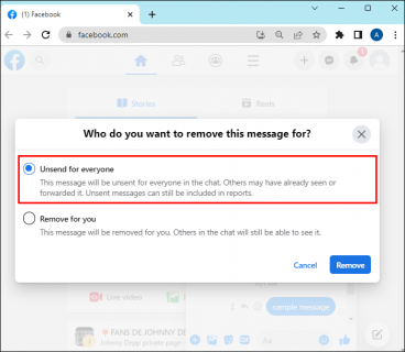 Why Can’t I Unsend for Everyone in Facebook Messenger?