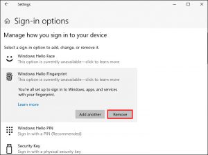 How To Fix Windows Fingerprint Recognition Currently Unavailable