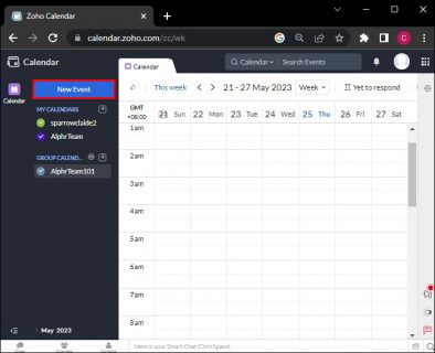 How To Create a Group Calendar in Zoho