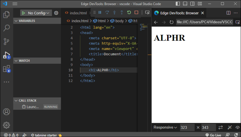 How To Open With Live Server In Vs Code