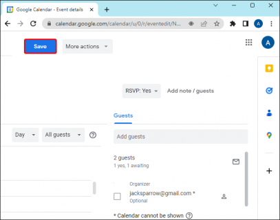 How to Add an Optional Guest to Google Calendar