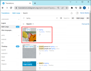How to Change Typing on Telegram